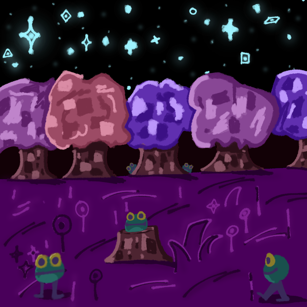 Frog Forest - ibisPaint