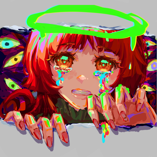 Eye strain Lasso Art 😵‍💫 - ibisPaint