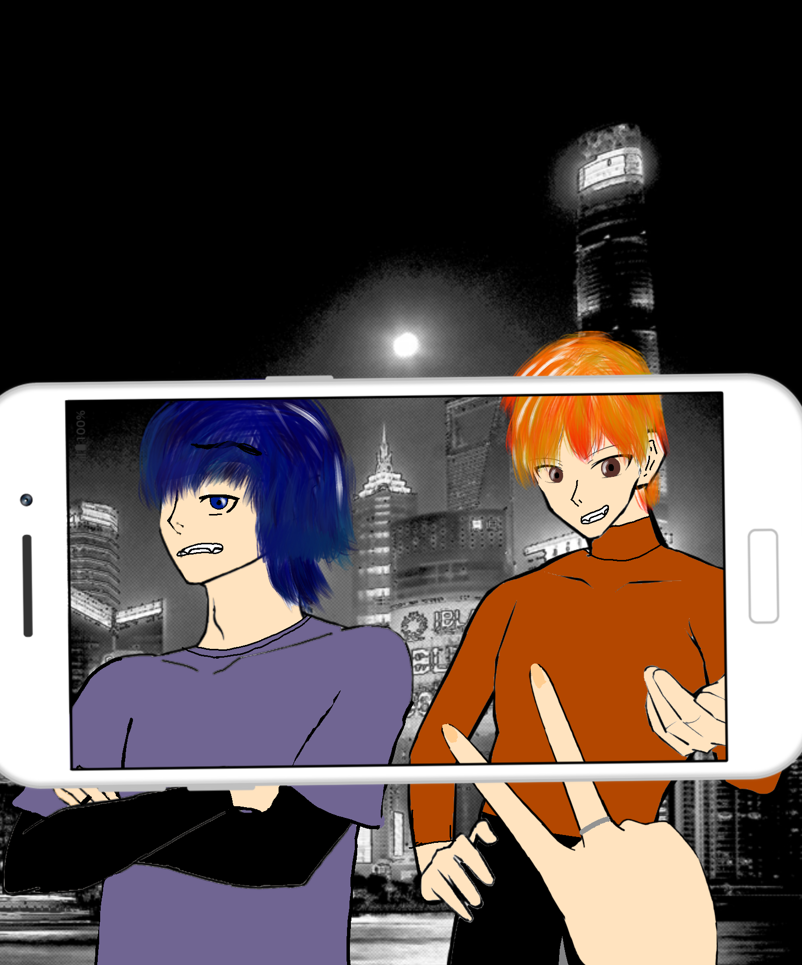 scara and childe - ibisPaint