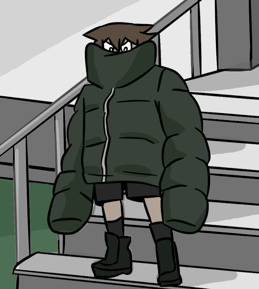 guy with big jacket - ibisPaint