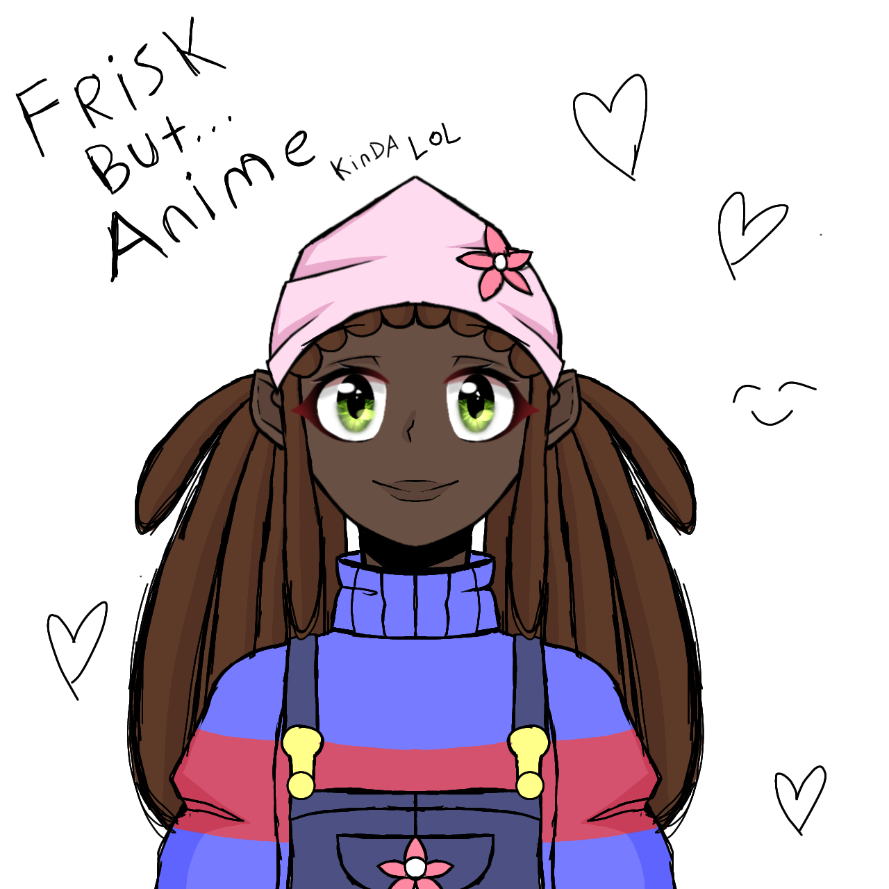 frisk but in an anime style - ibisPaint