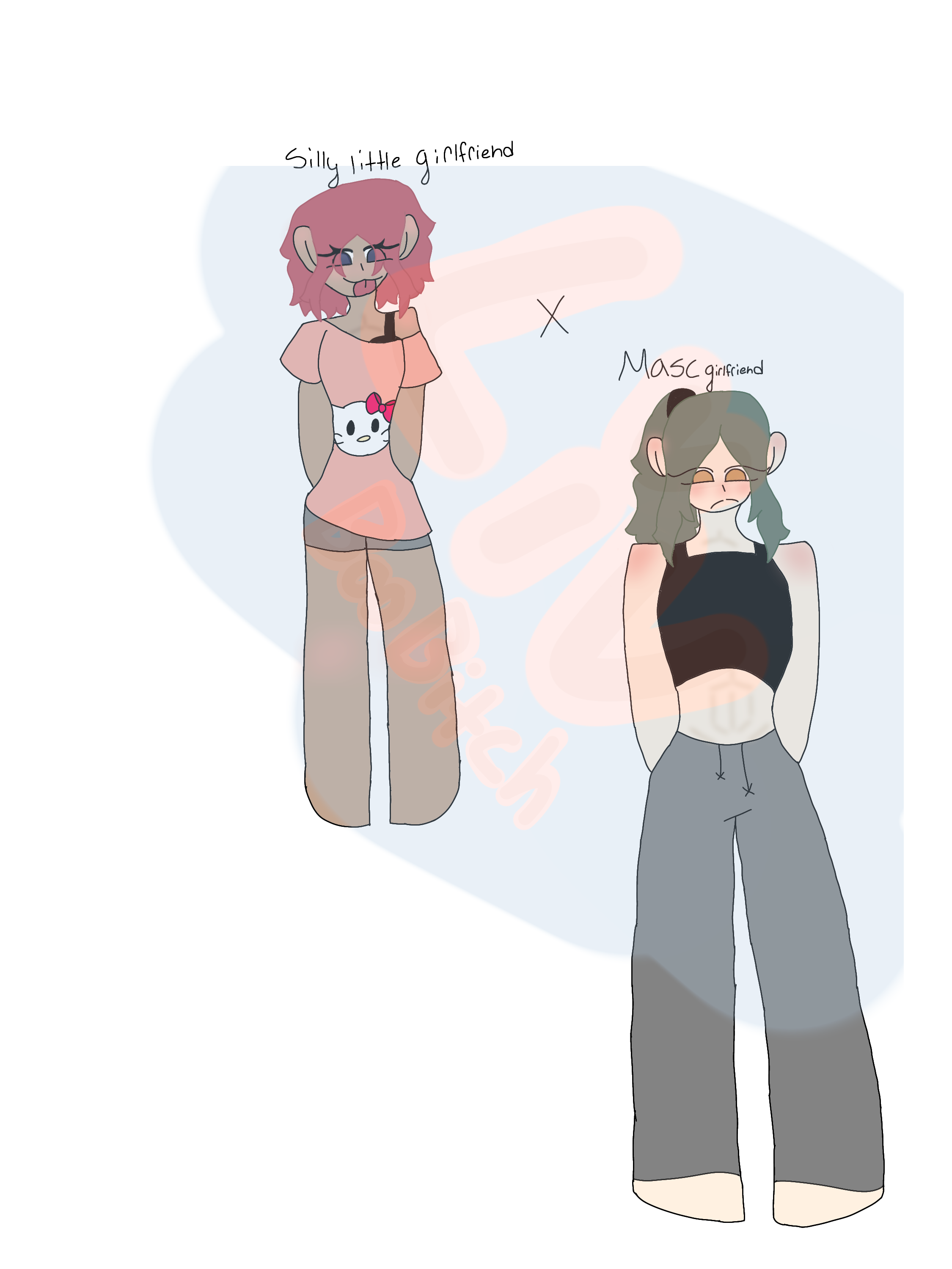 EEK I LOVE THESE TWO SM!! - ibisPaint