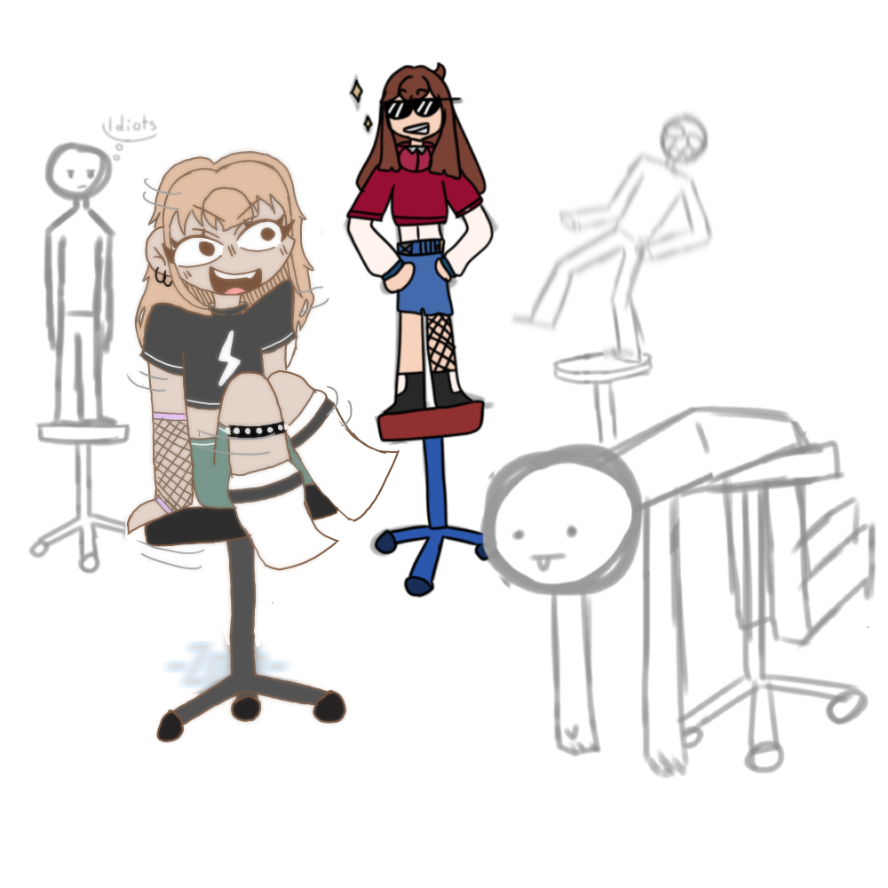 Spinning Chair Collab 🪑 - ibisPaint