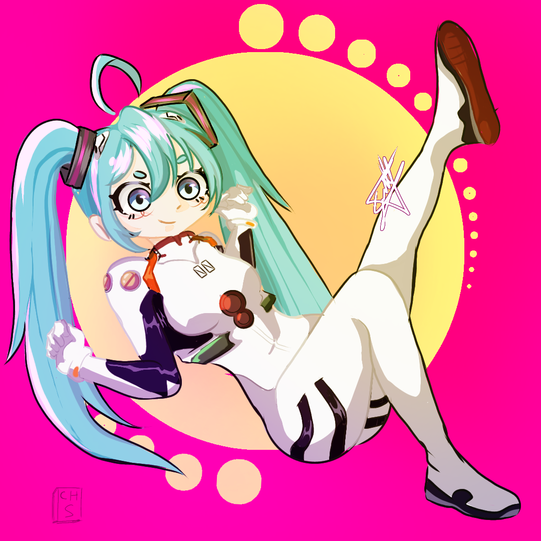 Miku & Evangelion - ibisPaint