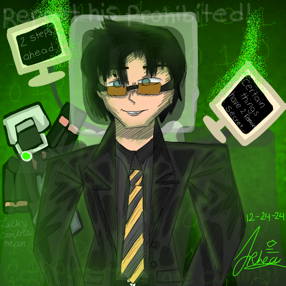 Secret agent in my style 💚 - ibisPaint