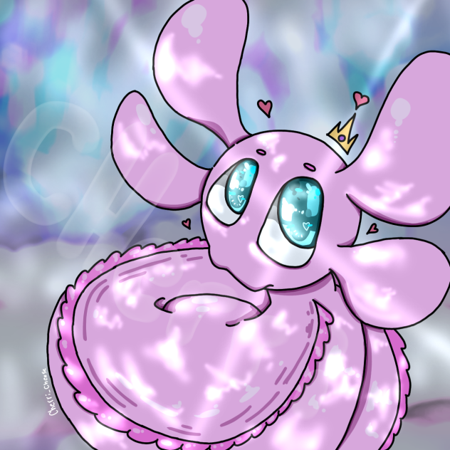 Axolotle redraw - ibisPaint