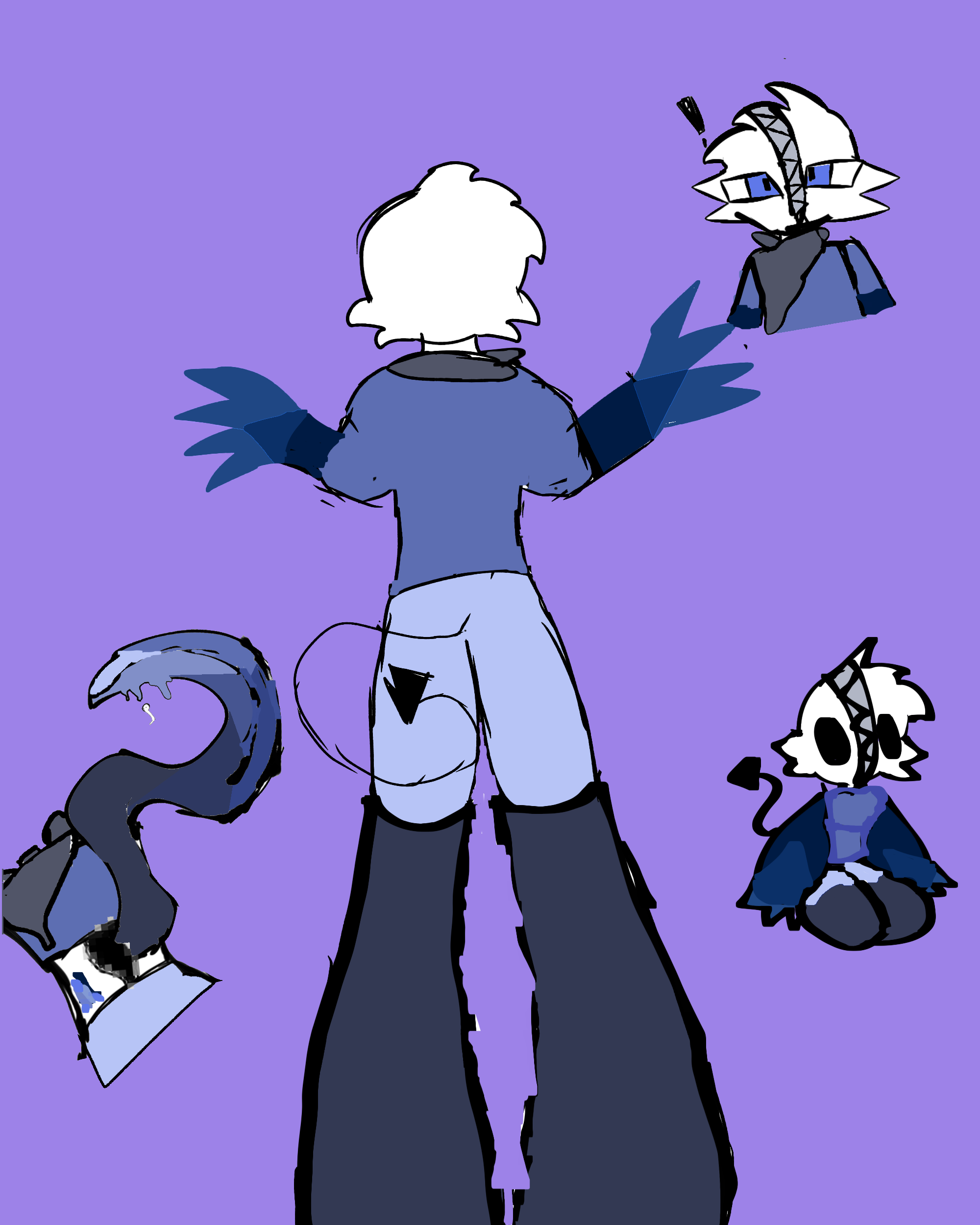 Oc reference sheet #1 (small flash warni - ibisPaint