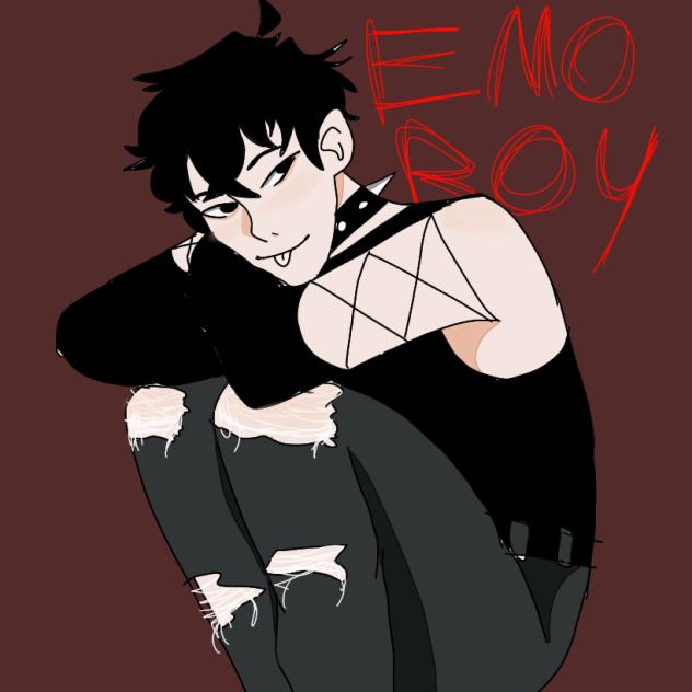 EMO BOY~ ☠️🖤🤍 - ibisPaint