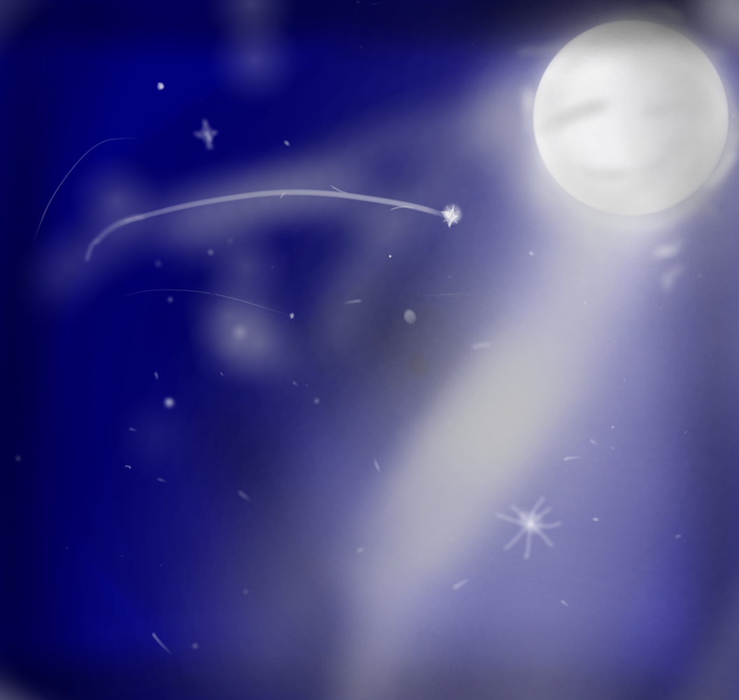 moonlit night - ibisPaint