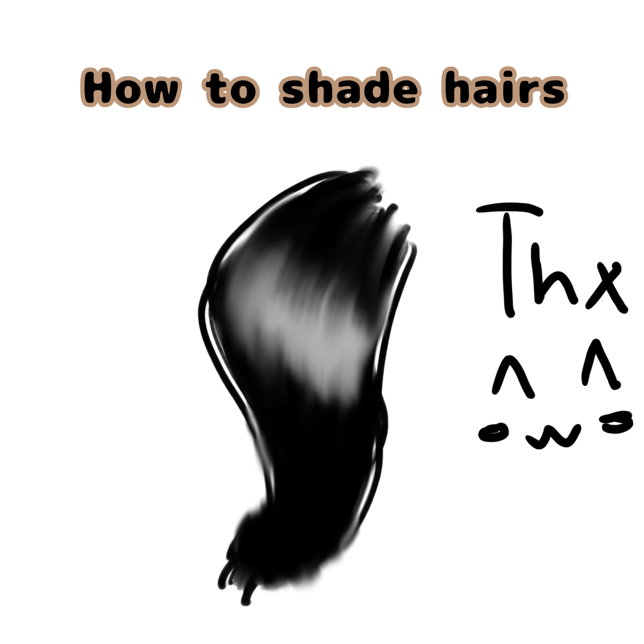 How to shade hairs - ibisPaint