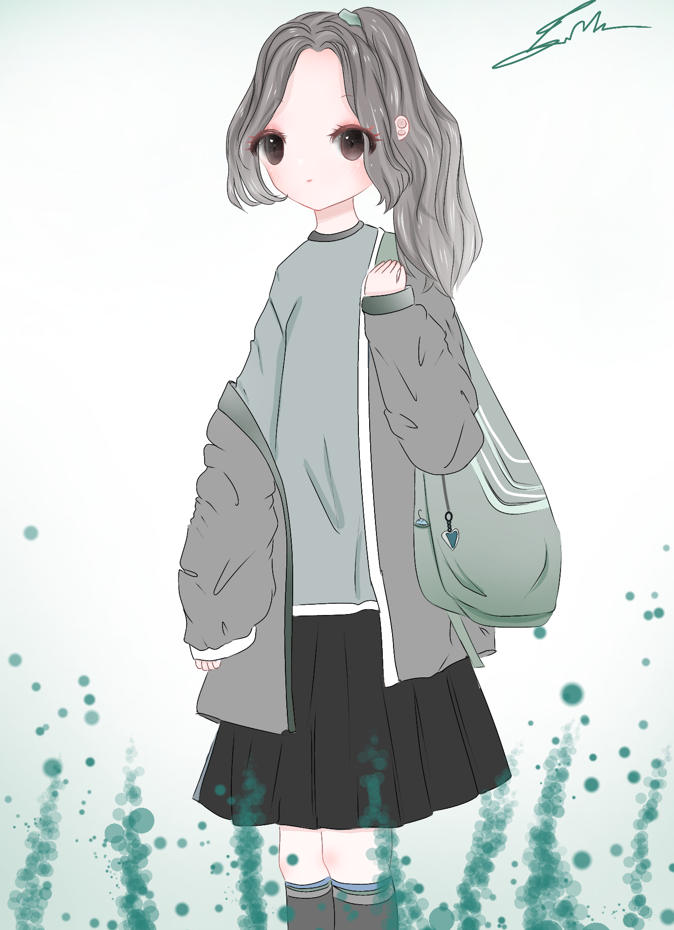 going to school - ibisPaint