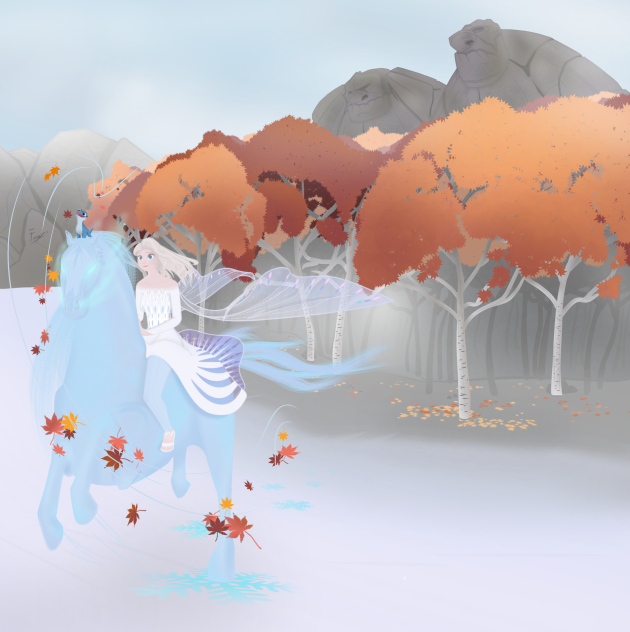 Five Spirit(Elsa,Nokk,Gale,Bruni,Giant) - ibisPaint