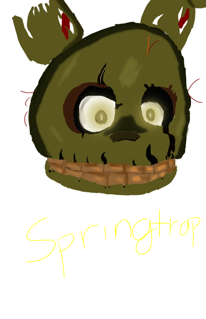 Springtrap Speedpaint (redone ) - ibisPaint
