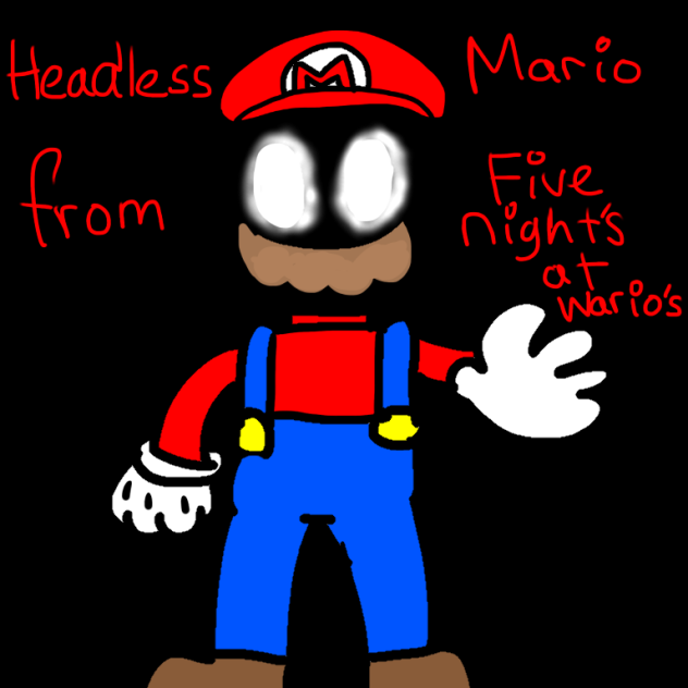 FNAW Headless Mario Speedpaint - ibisPaint
