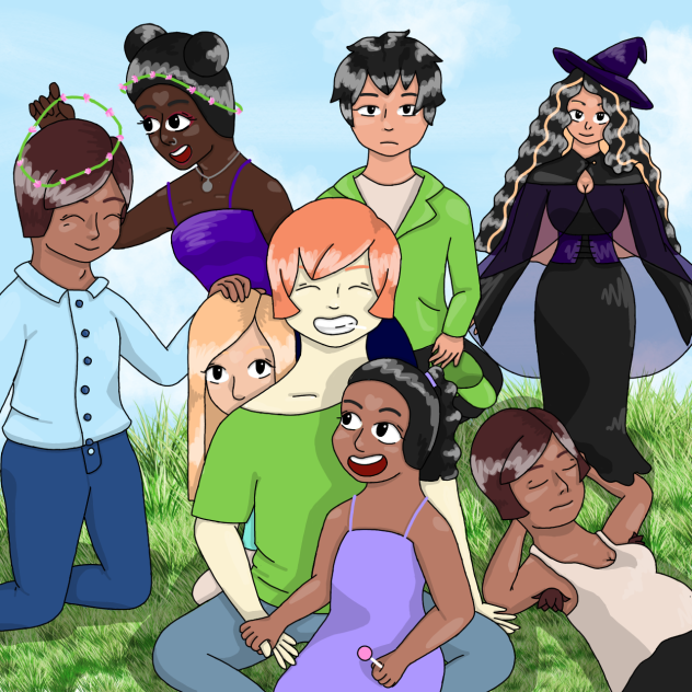 Drawing My Friends as Characters - ibisPaint