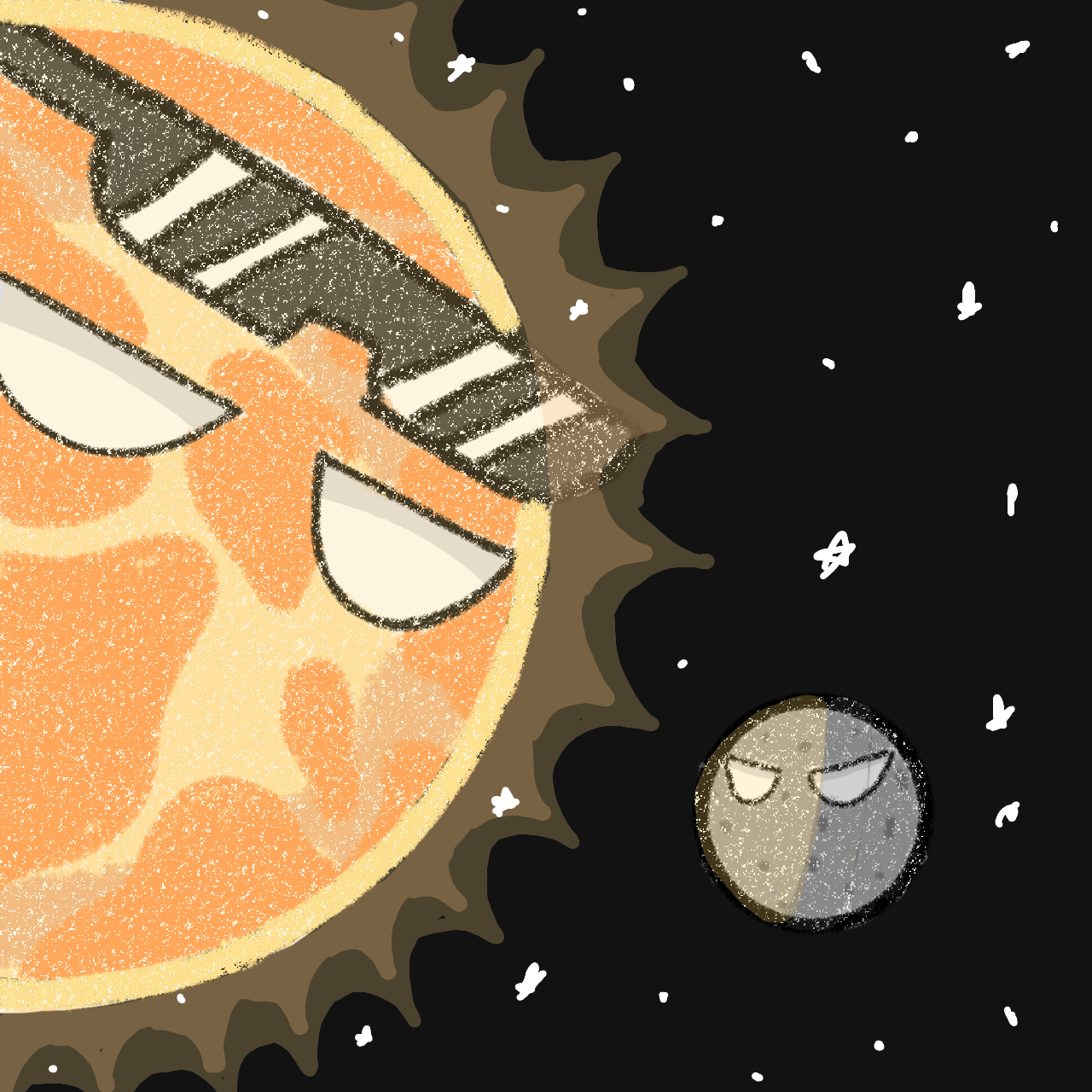 sun and Mercury - ibisPaint