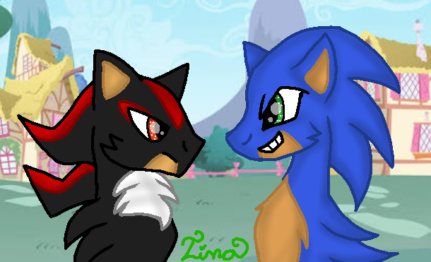 Pony sonic e shadow - ibisPaint