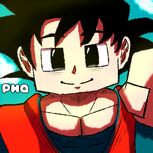 Goku + Minecraft - ibisPaint