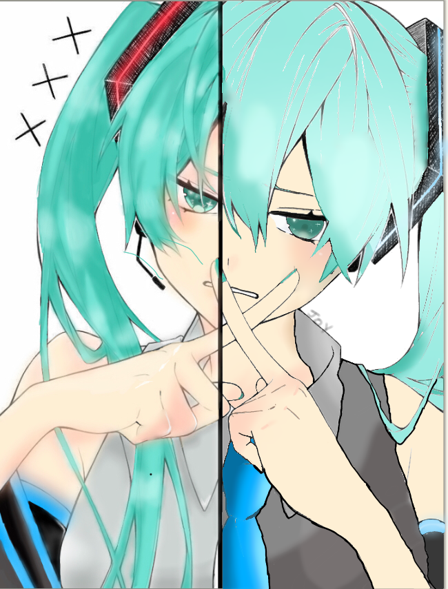 Miku collab - ibisPaint