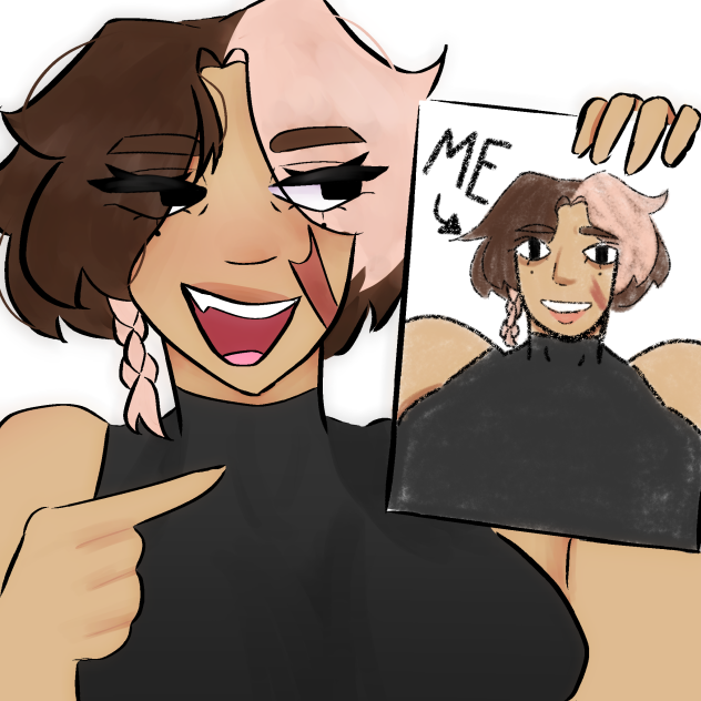 Salem drawing herself - ibisPaint