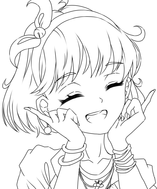 Hello again - lineart - ibisPaint