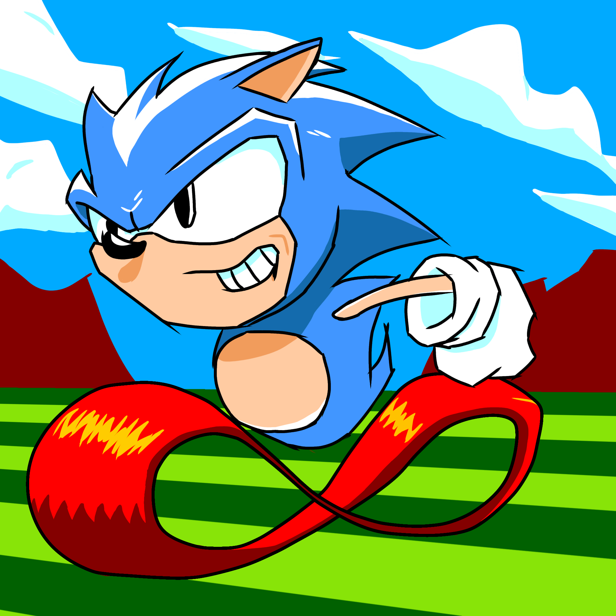 Sonic The Hedgehog - ibisPaint