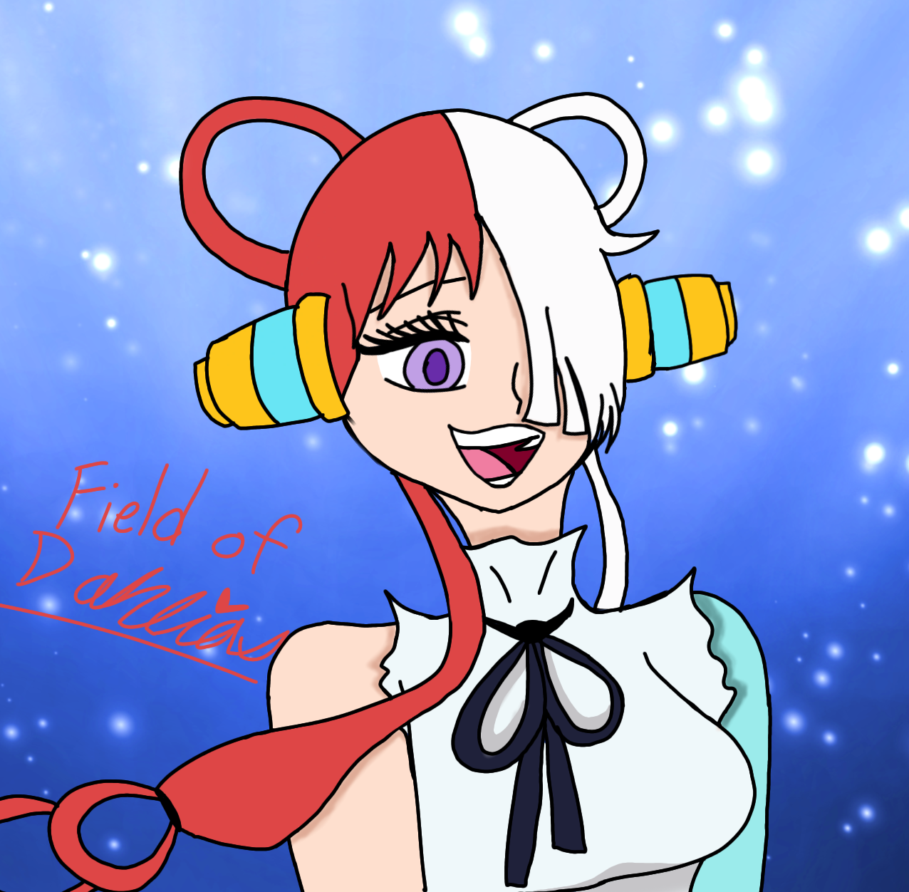 Uta One Piece Film RED lineart - ibisPaint