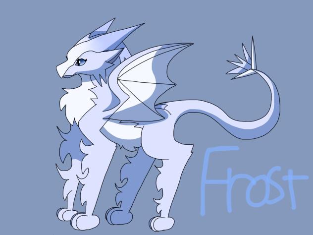 Wings of fire, IceWing, My style, My OC. - ibisPaint