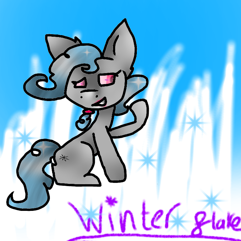 mlp winter flake OC - ibisPaint
