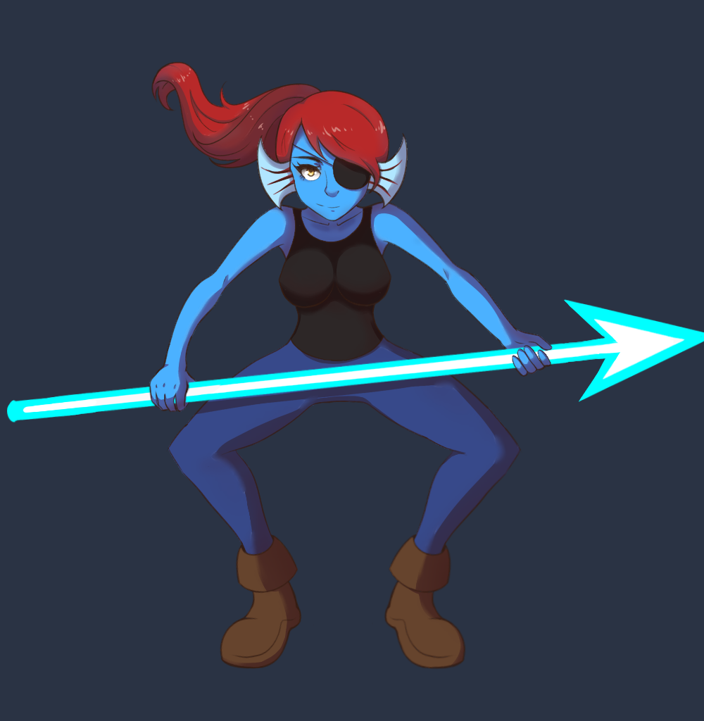 Undyne from Undertale - ibisPaint