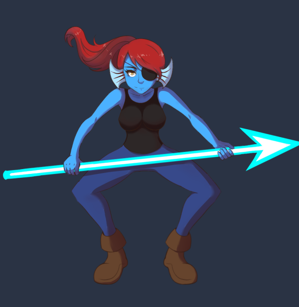 Undyne from Undertale - ibisPaint