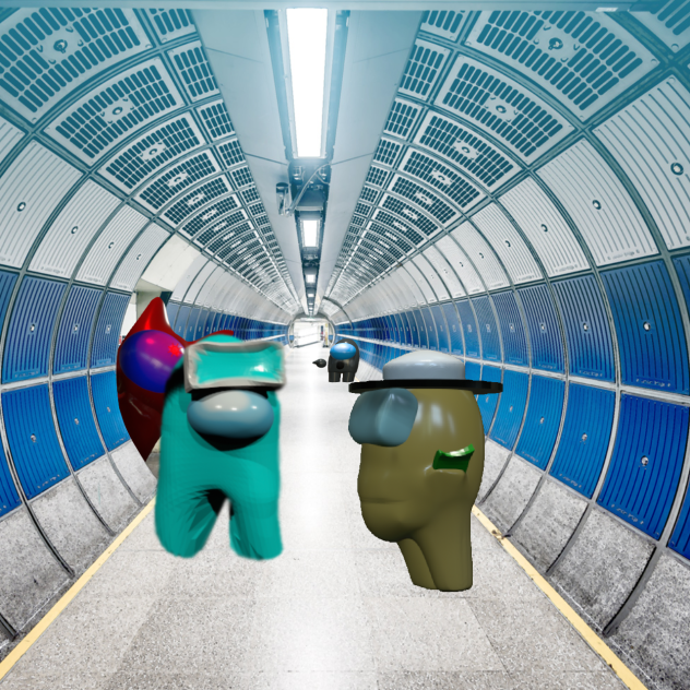 among us in 3d - ibisPaint