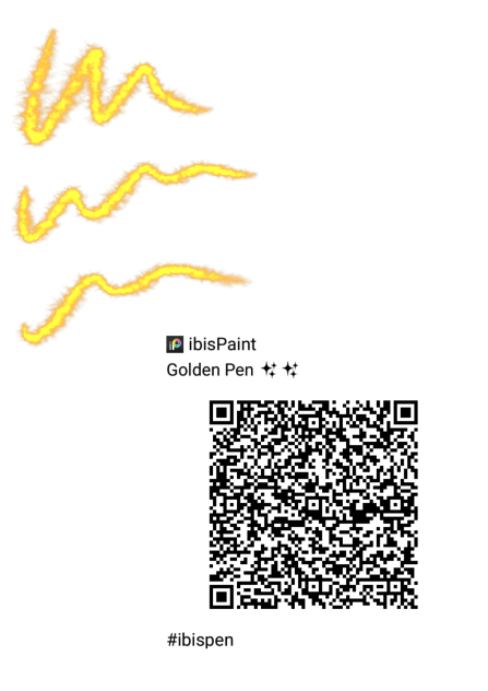 Golden Pen - ibisPaint