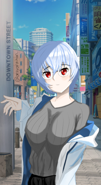 dating with rei - ibisPaint