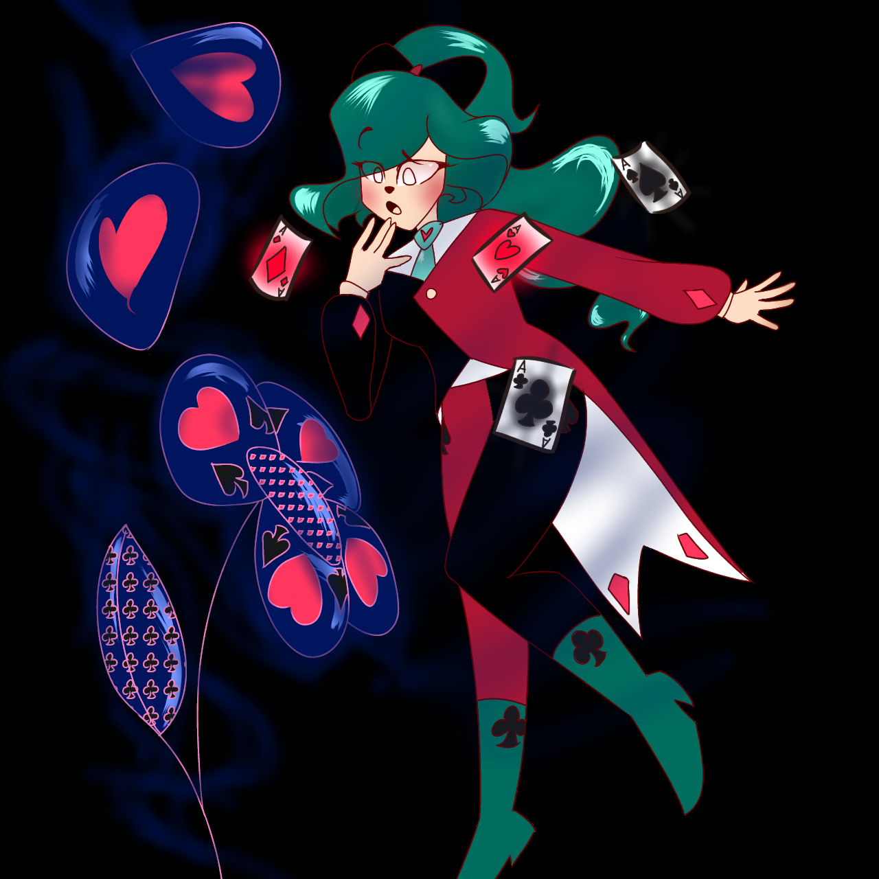 the deck of cards - ibisPaint