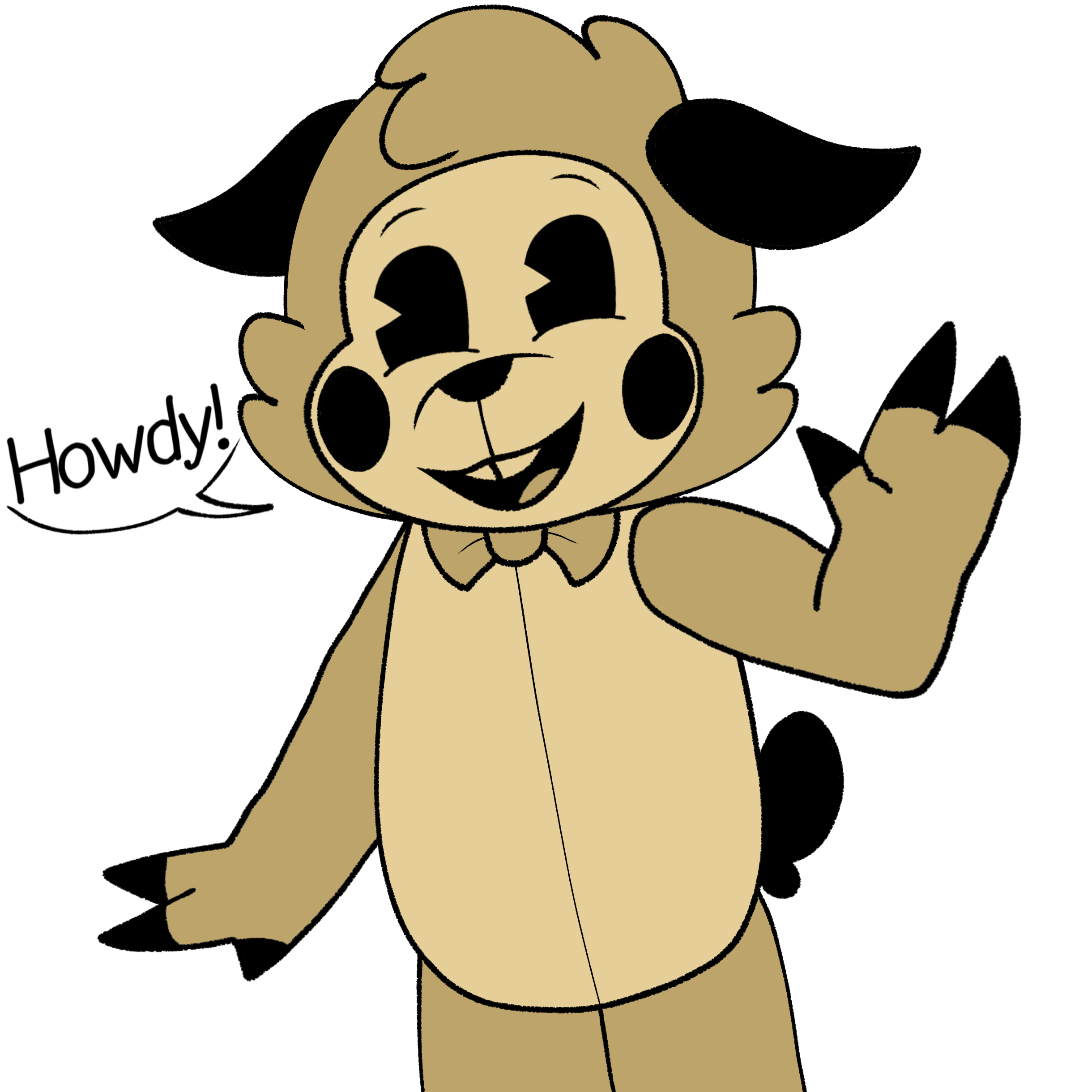 Stuffy - My BATIM oc - Colored - ibisPaint