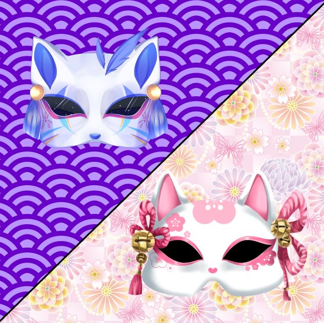 tsugakana sisters warding mask - ibisPaint