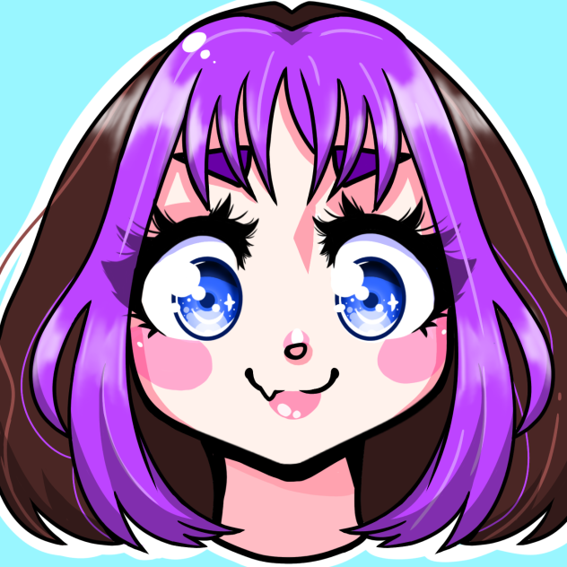 Purple hair - ibisPaint