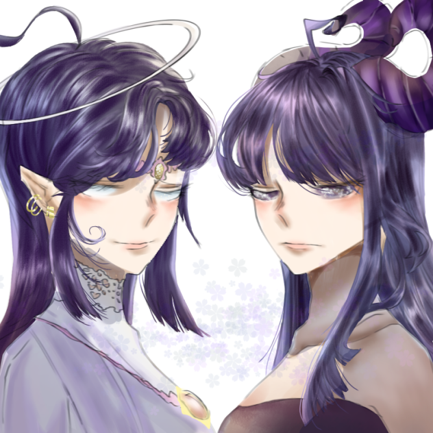 Angel and Devil - ibisPaint