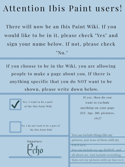 Ibis Paint Wiki thing - ibisPaint