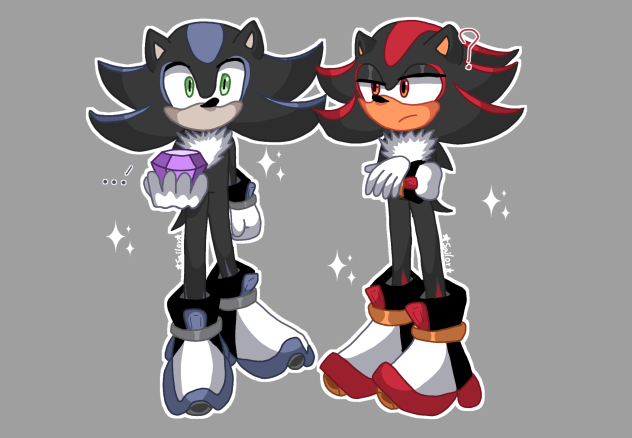 ` Shadow And Mephiles ` - ibisPaint