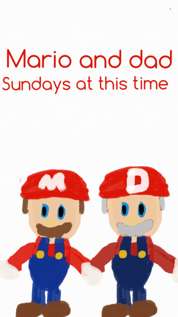 Mario and dad - ibisPaint
