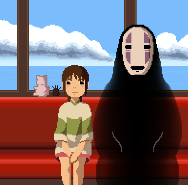 el viaje de Chihiro - ibisPaint