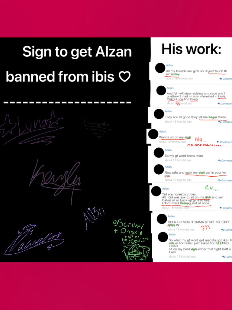 BAN HIM!!! - ibisPaint