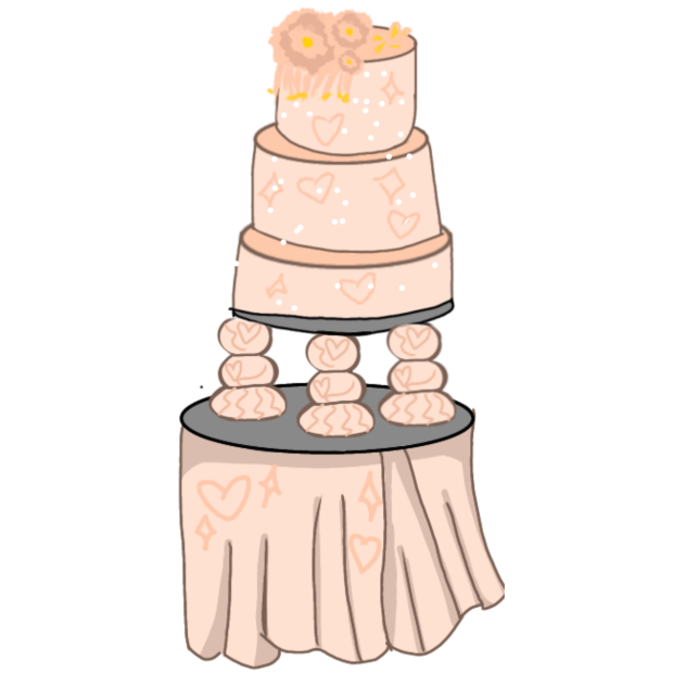 Wedding cake👌🏽 - ibisPaint