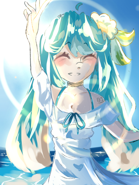 Beach Miku! - ibisPaint
