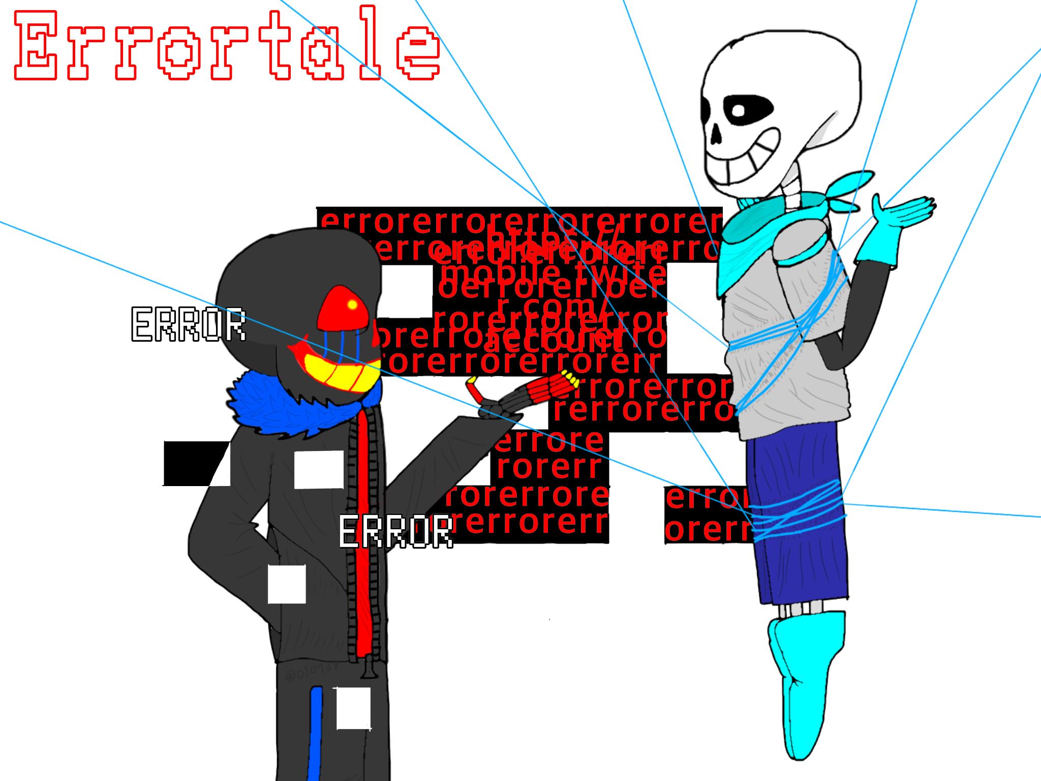 Errortale Error sans & Swap Sans - ibisPaint