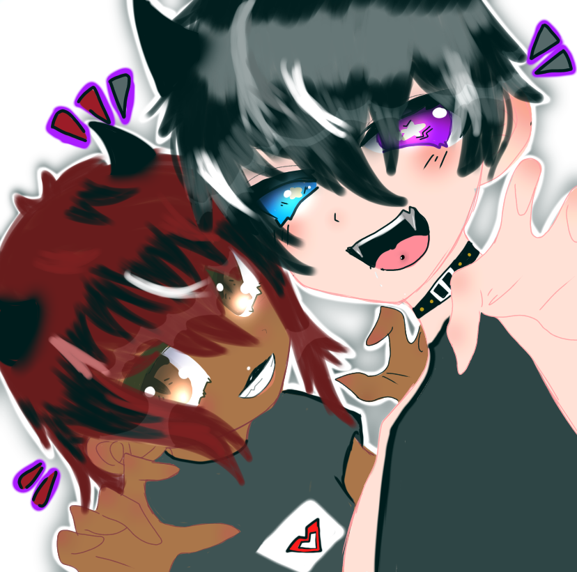 The chaotic duo - ibisPaint