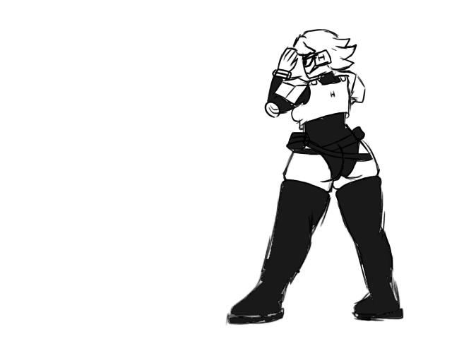 Kick animation - ibisPaint