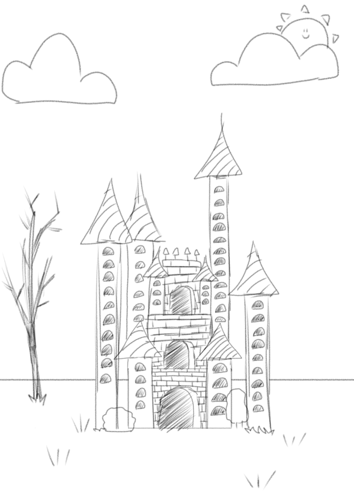A random castle - ibisPaint